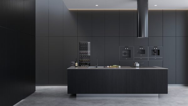 Kitchen Cabinets made with TFL Laminates DuraDECOR in color Black and ...